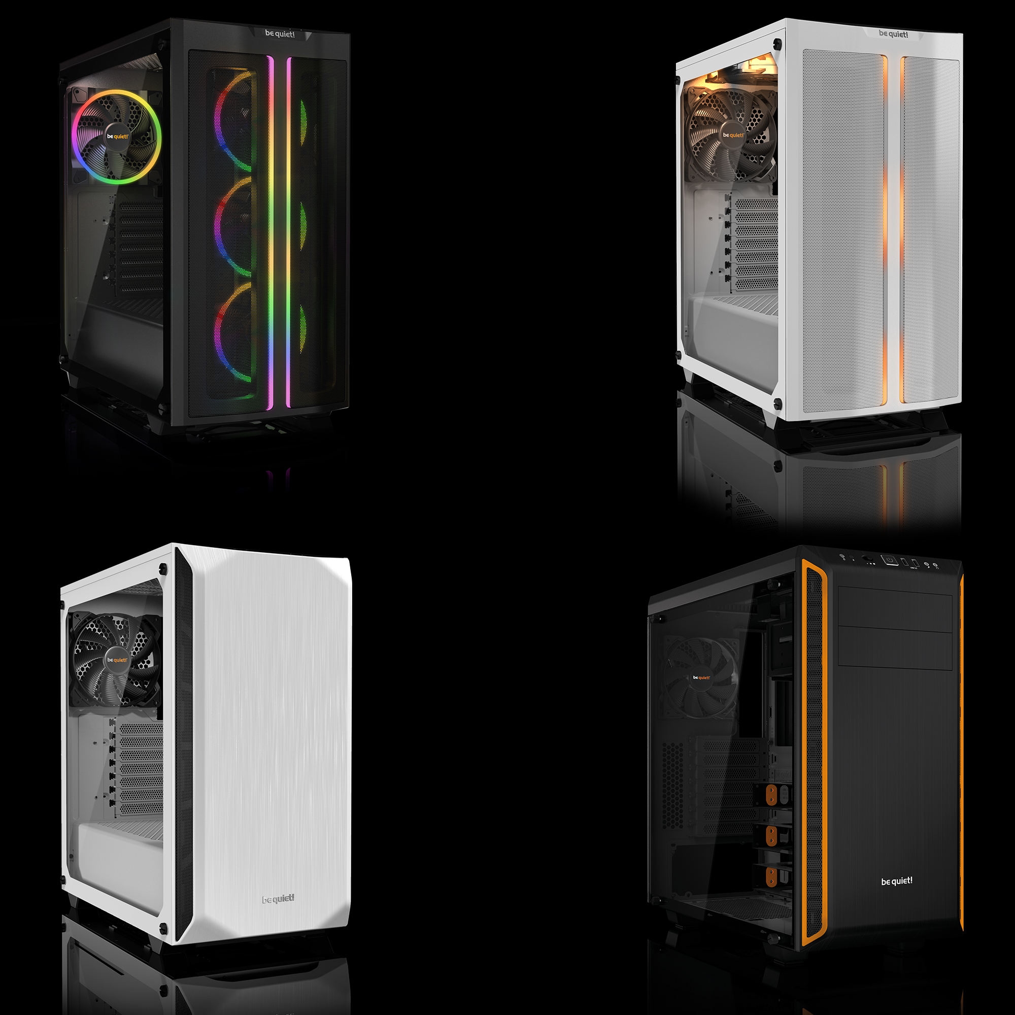 PURE BASE silent PC cases for your PC from be quiet!