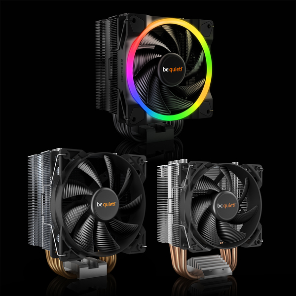 Silent Air coolers for your PC from be quiet!