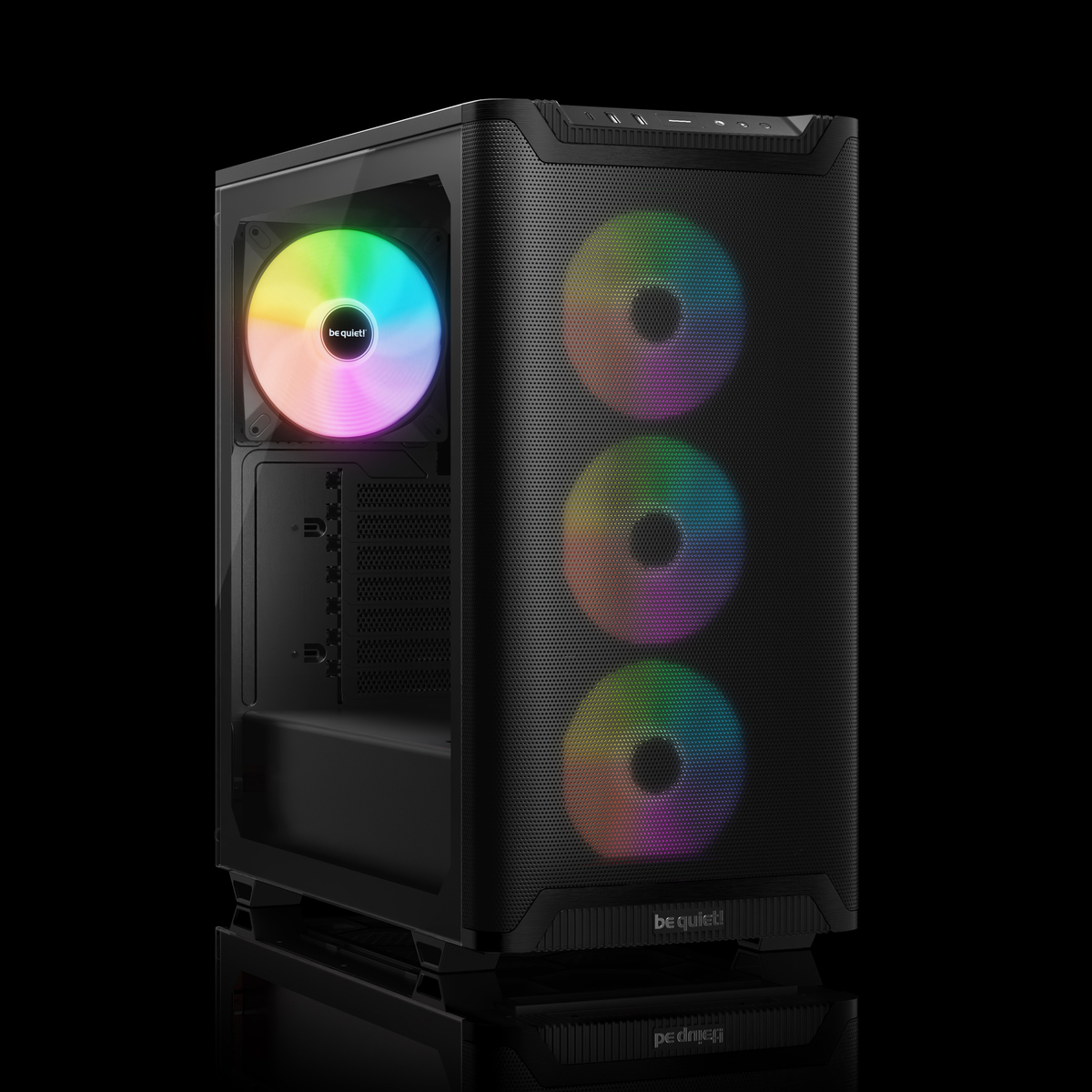 PURE BASE 501 LX | Black silent essential PC cases from be quiet!