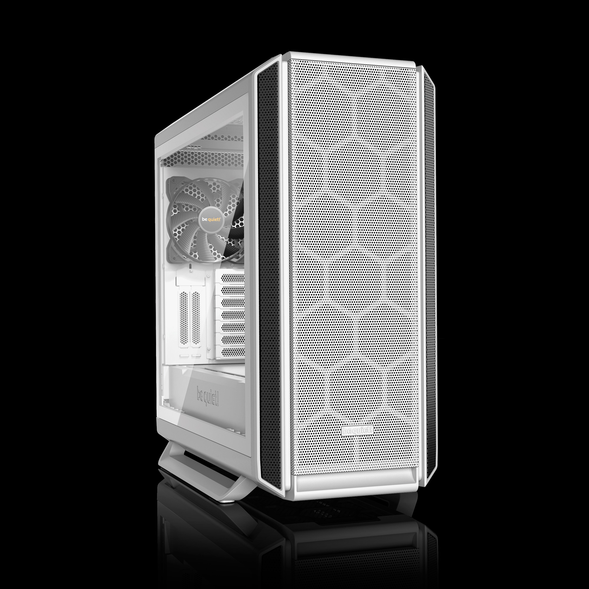 SILENT BASE 802 | Window White silent premium PC cases from be quiet!