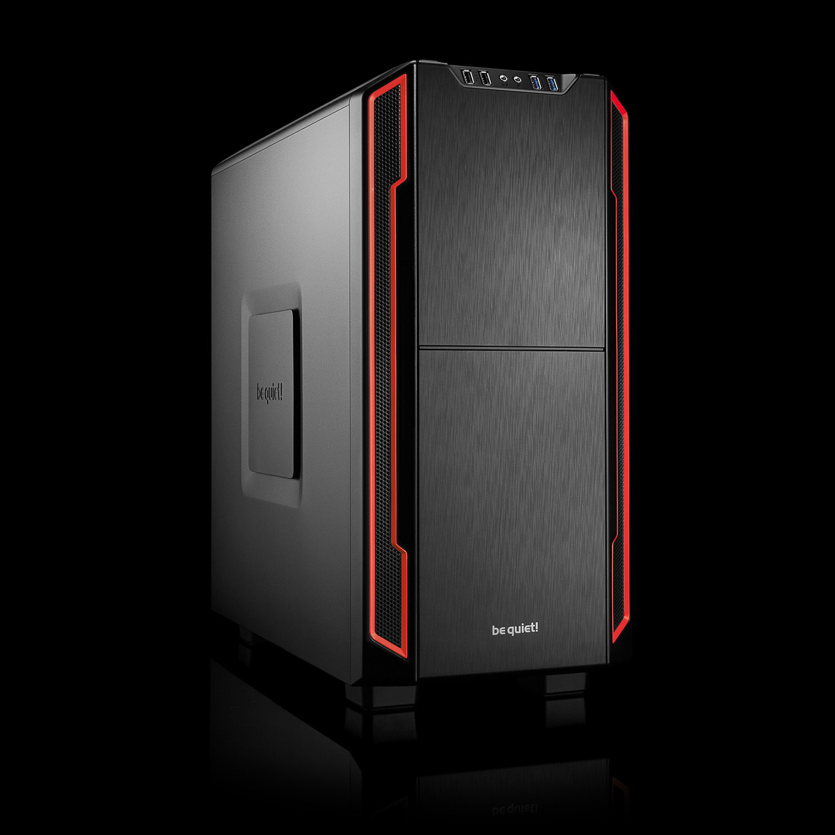 SILENT BASE 600 | Red silent premium PC cases from be quiet!