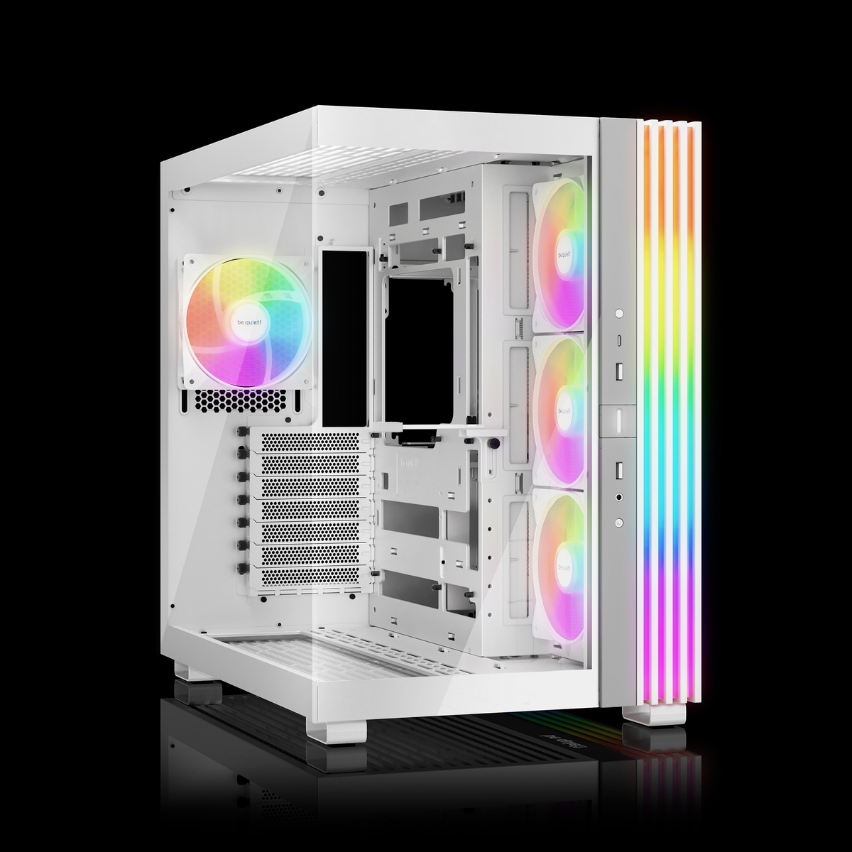 LIGHT BASE 600 LX | White leise PC Gehäuse von be quiet!