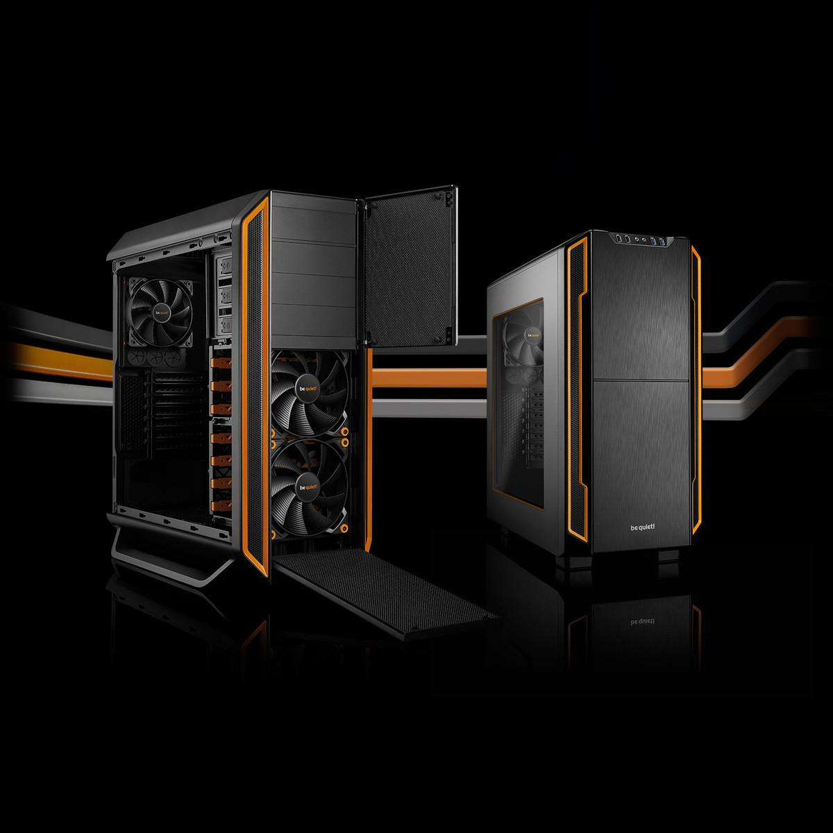 silent premium PC cases from be quiet!