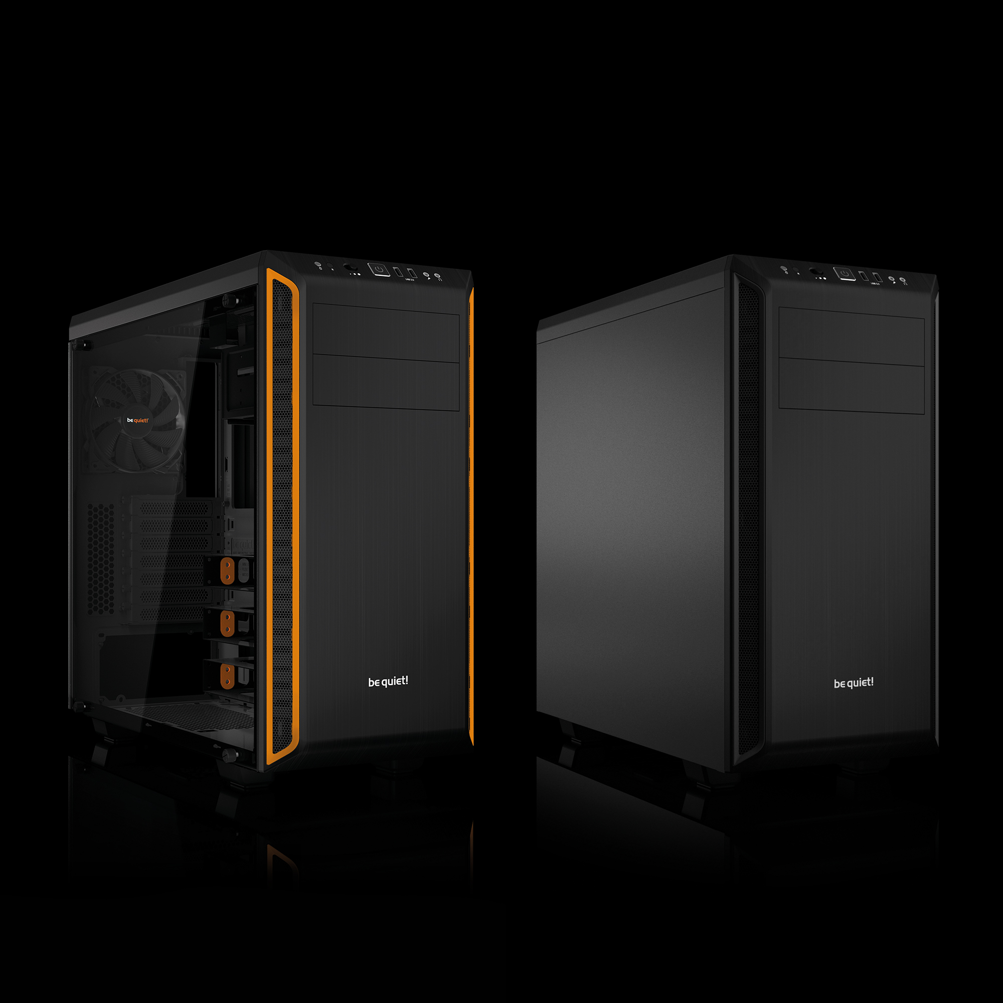 PURE BASE 600 silent PC cases for your PC from be quiet!