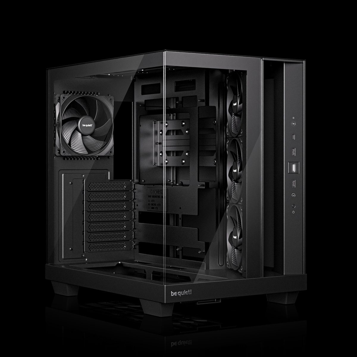 LIGHT BASE 500 | Black silent PC cases from be quiet!