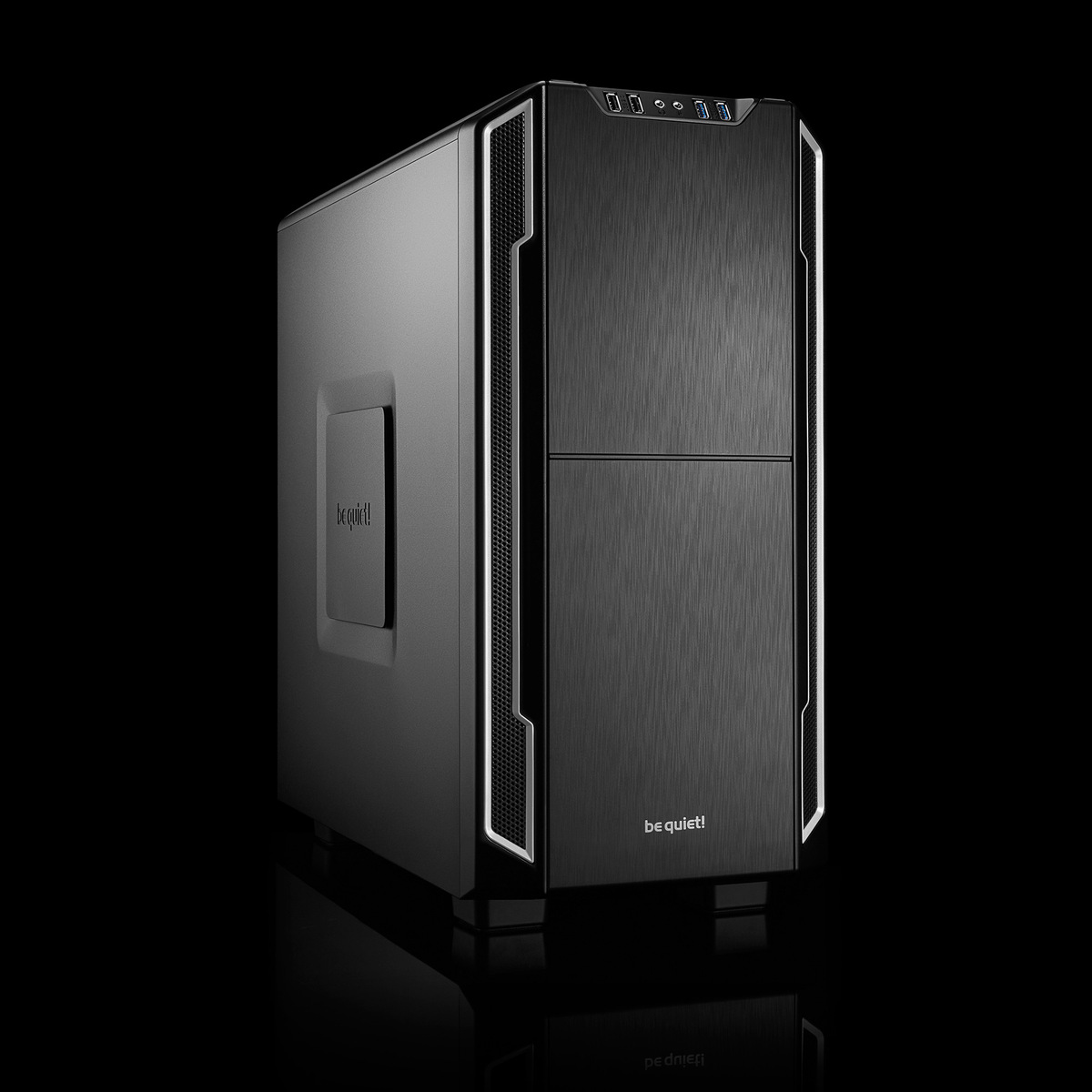 SILENT BASE 600 | Silver silent premium PC cases from be quiet!