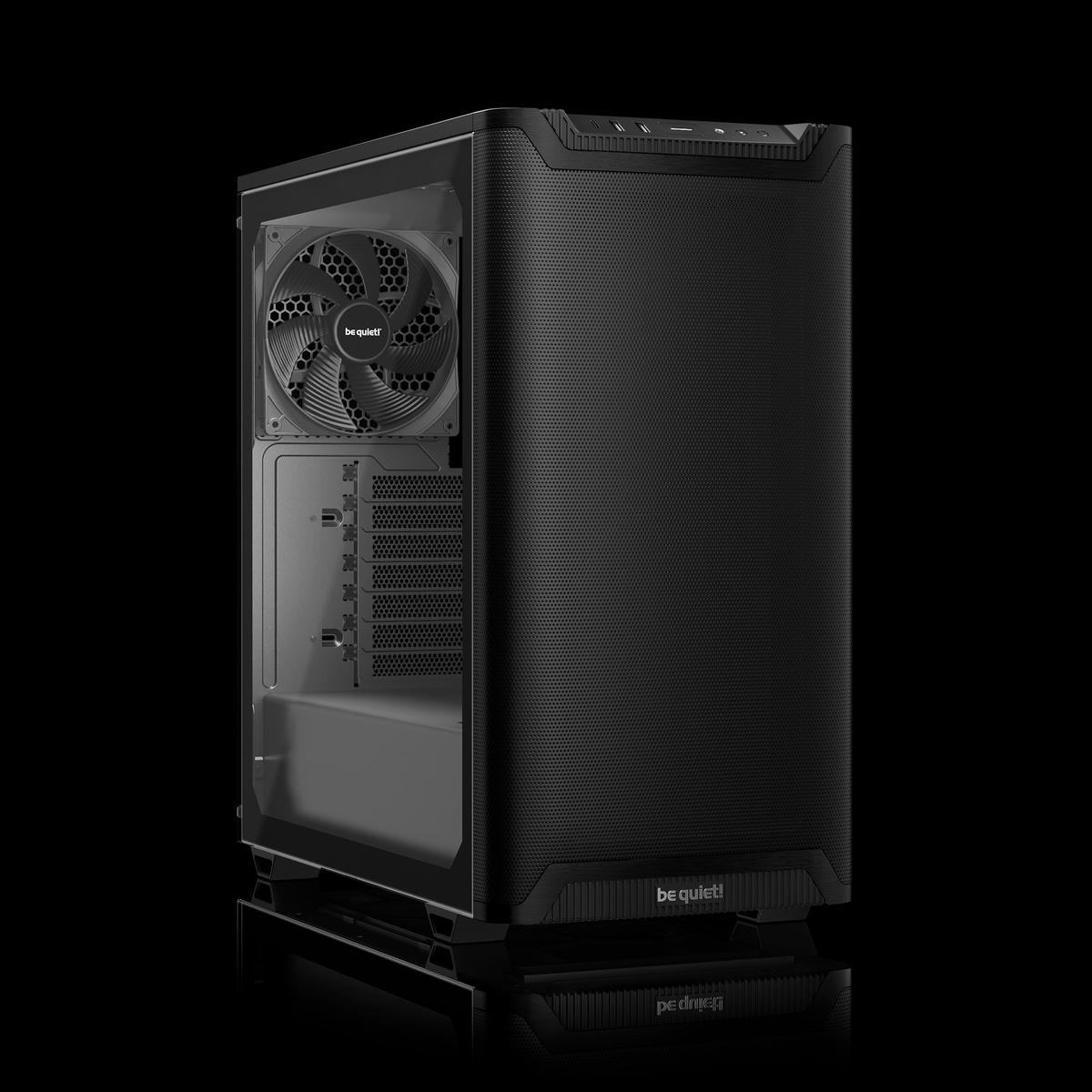 PURE BASE 501 | Airflow Window Black silent essential PC cases from be ...