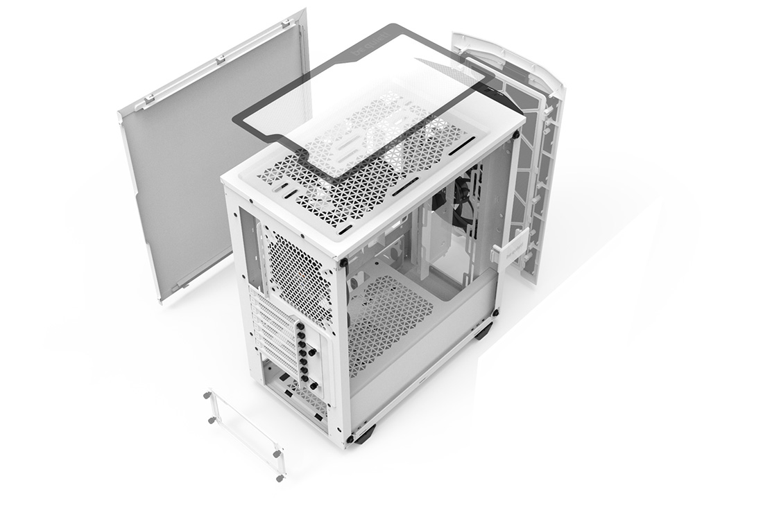 be quiet! Pure Base 500DX White, ATX Computer Case, ARGB, Mid Tower ...