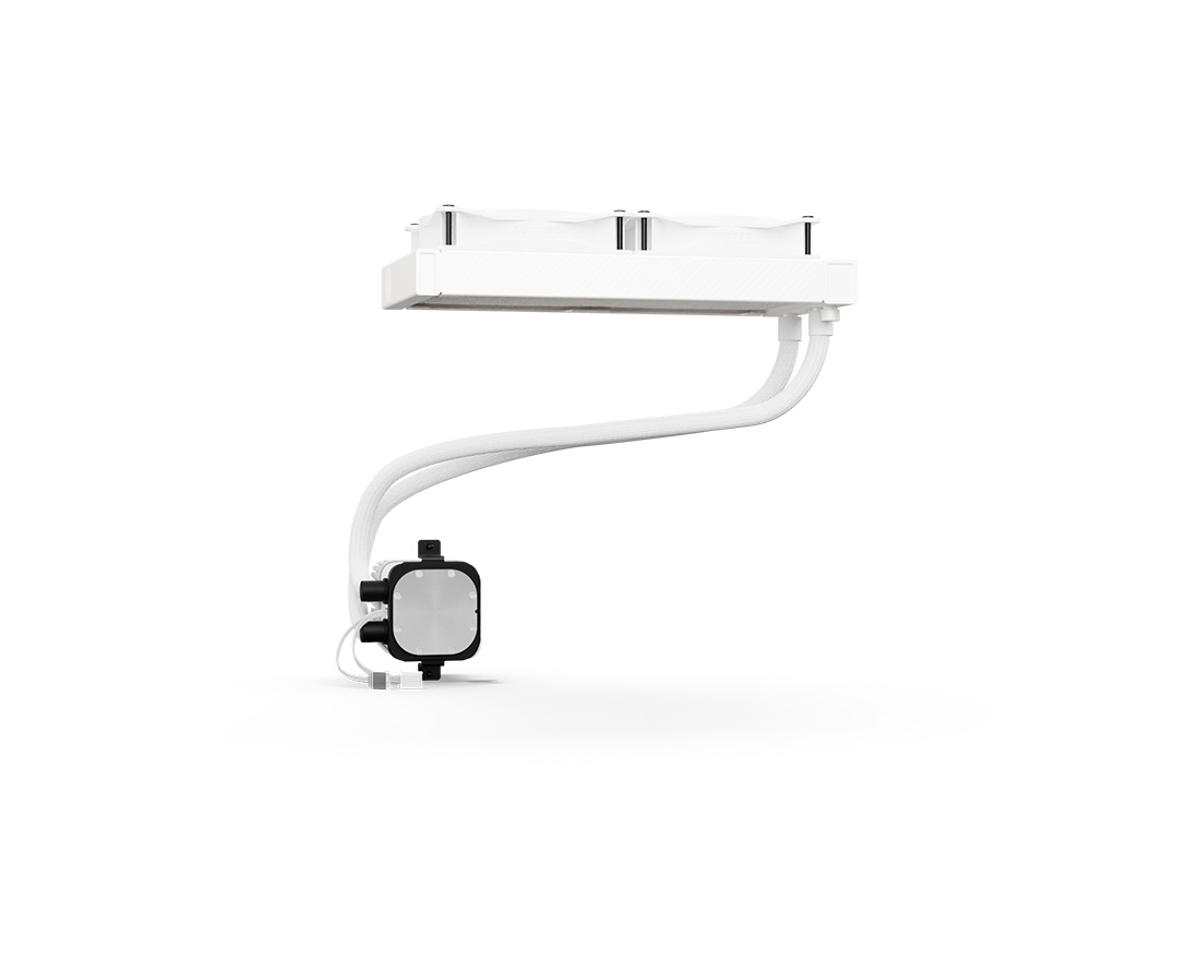 LIGHT LOOP | 240mm White silent Water coolers from be quiet!