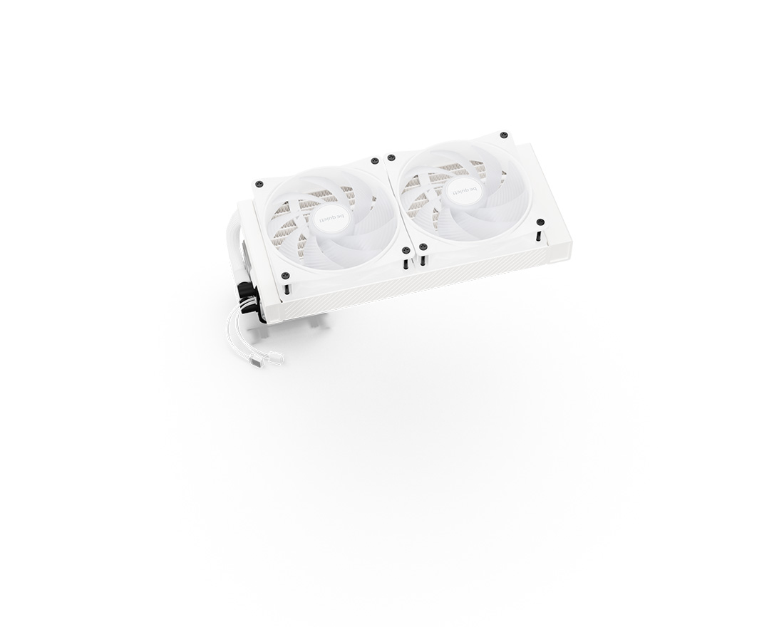 LIGHT LOOP | 240mm White silent Water coolers from be quiet!